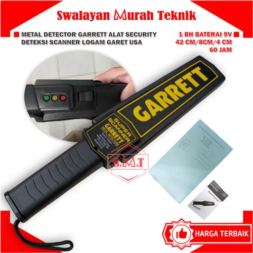 Jual Metal Detector GARRETT Alat Security Deteksi Scanner Logam Garet ...