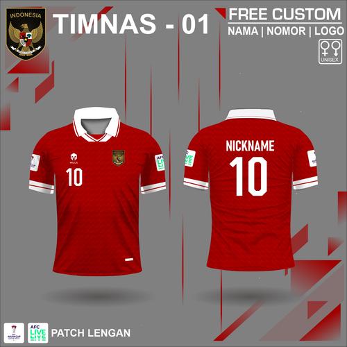 Jual Baju bola timnas indonesia jersey piala asia kaos bola qatar 2023 2024 - Putih, XXL - Kota ...