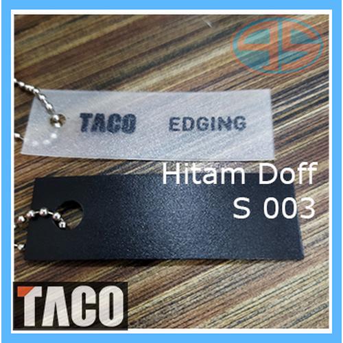 Jual TACO Edging Warna HITAM 003AA DOVE DOFF MATTE Hpl pelapis pinggir ...