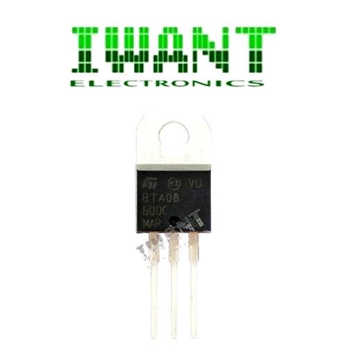 Jual BTA08 BTA 08 BTA08-600 BTA08-600B TRIAC 8A 600V - Kota Bandung - I.WANT ELECTRONICS | Tokopedia