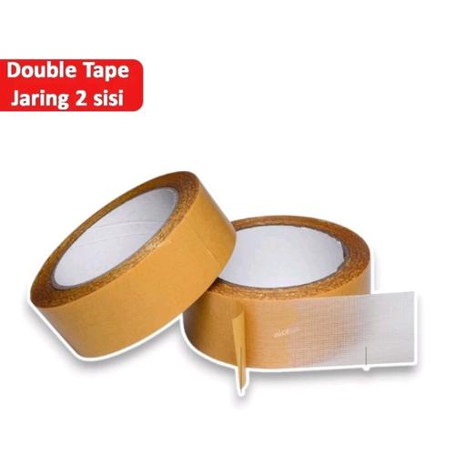 Jual Solatip Double Tape Kain 2 Sisi Lakban Coklat Super Lengket ...