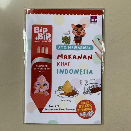 Jual Buku Ayo Mewarnai khas Indonesia Bipbip dan sahabat nusantara segel - Hewan - Kota Depok ...
