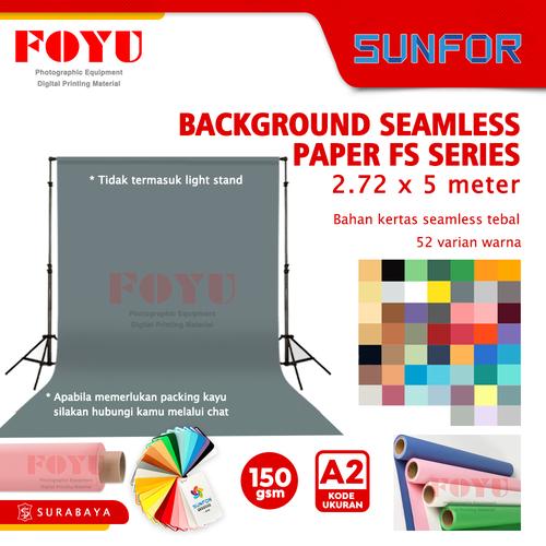 Promo Background Backdrop Paper Kertas Polos Seamless Sunfor 2.72 x 5 M ...