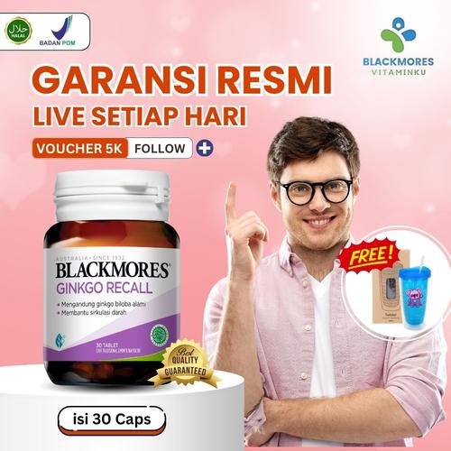 Jual Blackmores Ginkgo Recall isi (30) tablet Vitamin Daya Ingat ...