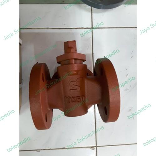 Jual Plug Kran 3 Way JIS 10K 3" inch Besi Plug Kran Three Way Cabang ...