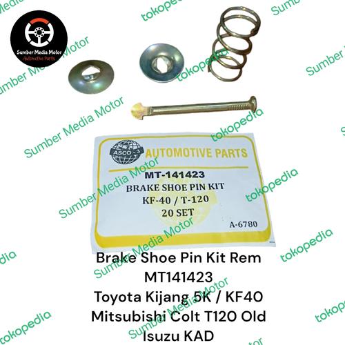 Jual BM ASCO Brake Shoe Pin Kit Rem Mitsubishi Colt T120SS / Kijang 5K ...