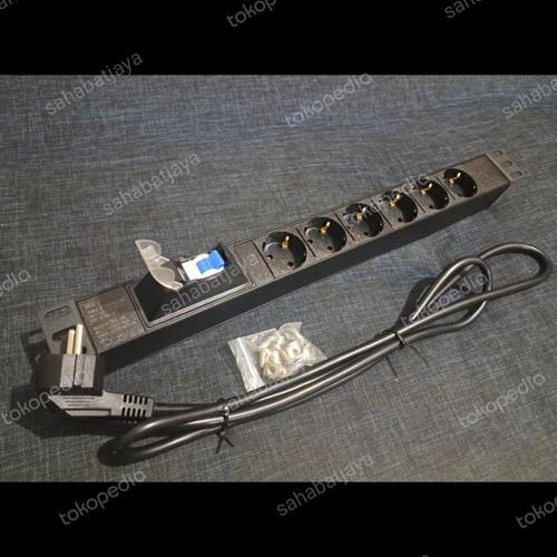 Jual Stop Kontak 6 Lubang Mcb + Kabel Colokan Tegangan Tinggi Pemutus ...