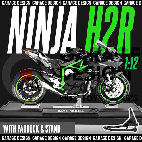 Promo Diecast 1:12 Motor Kawasaki Ninja H2R dengan Stand dan Paddock ...