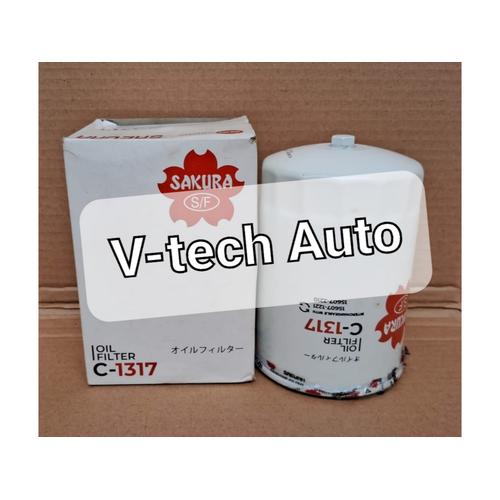 Jual Oil Filter Oli Hino Dutro 140PS 15607-2210 C-1317 C1317 Sakura ...