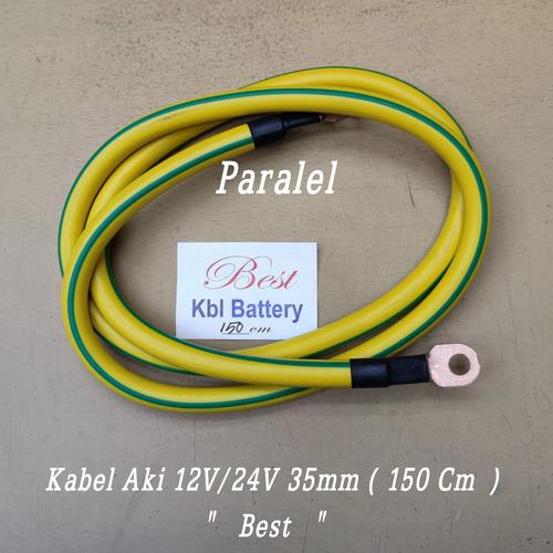 Jual KABEL BATTERY AKI ACCU MOBIL 12V/24V 35MM PANJANG 150CM " BEST " - Hitam - Jakarta Pusat ...