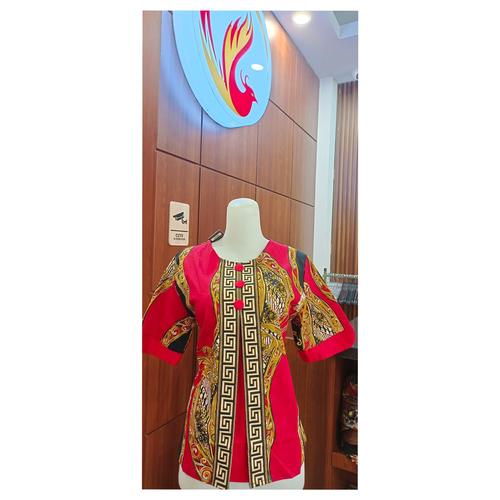 Jual BLOUSE BATIK WANITA MERAH HITAM - Kota Yogyakarta - Toko Batik Queen Phoenix | Tokopedia