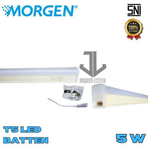 Jual MORGEN MG-GT5A05 T5 LAMPU LED BATTEN 30 CM 5 WATT - Putih ...