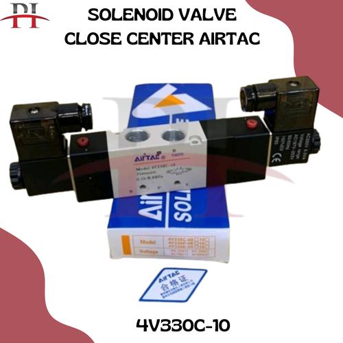 Jual solenoid valve close center airtac 4V330C-10 - COIL AC110 ...