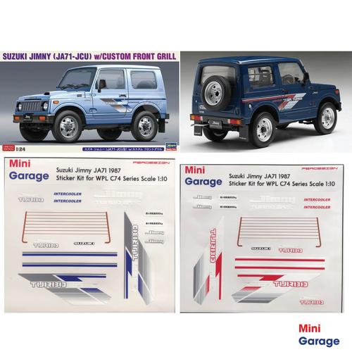 Jual Sticker Kit RC WPL C74 Suzuki Jimny skala 1/10 - Jakarta Timur ...