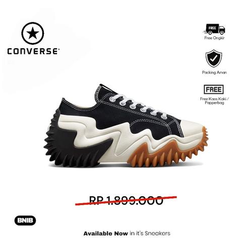 Jual Sepatu Wanita Converse Run Star Motion Low Black White Original BNIB - 38 - Kota Bandung ...