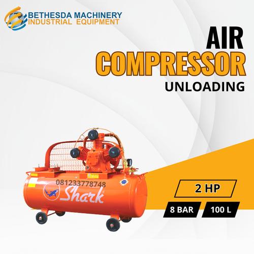 Jual Kompresor 2 HP Unloading Shark Air Compressor 8 BAR - Kota ...