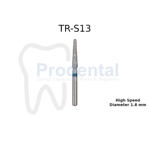 Jual Dental Diamond Bur High Speed Handpiece TR-S13 (Taper Round End) - Kota Surabaya ...
