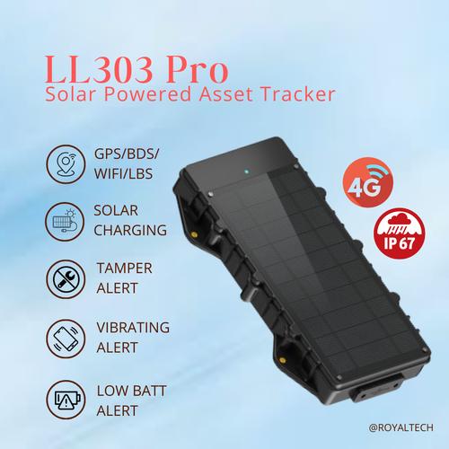 Jual LL303Pro - LTE Solar Powered GNSS Tracker - Aset Tracker Solar ...
