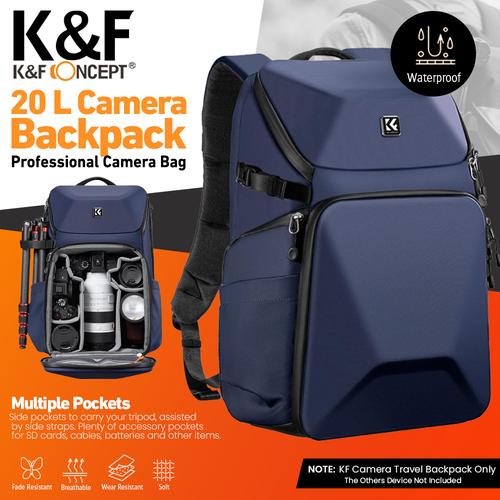 Promo KNF Concept 20L Tas Camera Backpack Waterproof Photography Laptop with - Hitam Cicil 0% 3x ...