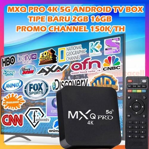 Jual Promo Terbatas Full Channel Mxq Pro 4K 5G Android Tv Smart Stb Set ...