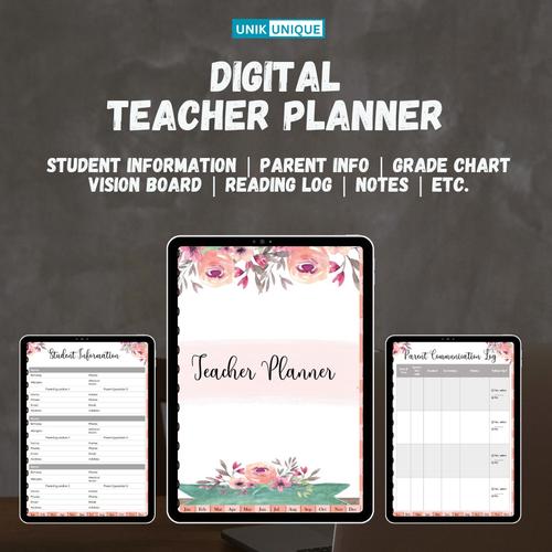 Jual Teacher Paperless Planner Complete - Buku Agenda Catatan Guru IPad ...