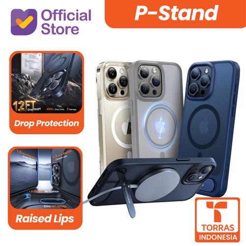 Jual Case iPhone 15 Pro Max Plus Torras UPro P-Stand Magsafe Slim Casing - Jakarta Barat ...