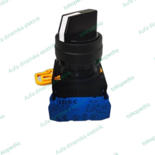 Jual YW1S-2E10 IDEC SELECTOR SWITCH 2 POSISI 22mm 1 NO - YW-E01 (NC ...