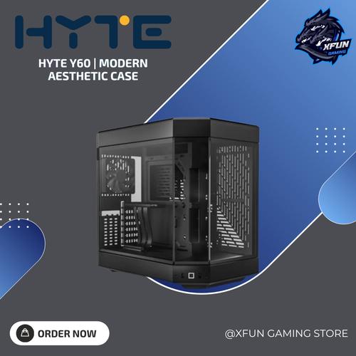 Jual HYTE Y60 | Modern Aesthetic Case - Black - Kota Samarinda - XFun ...