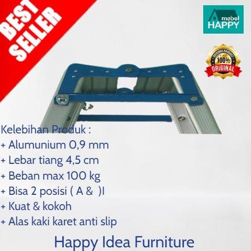 Jual - Tangga Lipat Aluminium 1,5 M / 1,75 M Tangga Tukang AC - Tangga ...