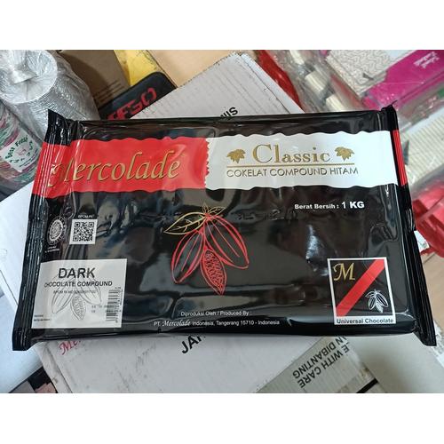 Jual MERCOLADE CLASSIC DARK COMPOUND / COKLAT DARK COMPOUND KEMASAN 1 ...