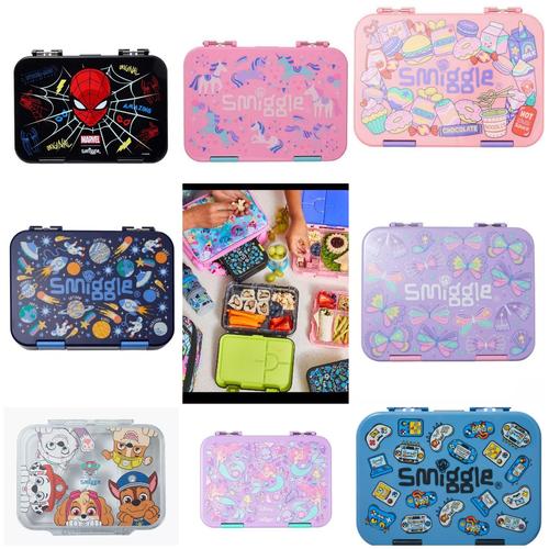 Jual Smiggle Bento Box Ariel, Spiderman, Flutter, Paw Patrol/kotak ...