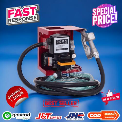 Jual Pompa minyak Pompa solar Fuel pump dispenser LENGKAP SET 60LPM ...