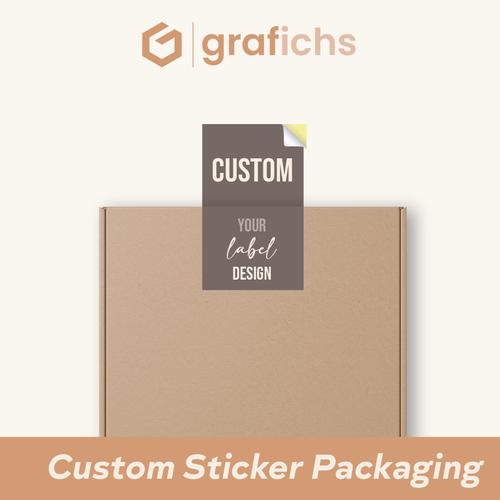 Promo [11-23 pcs] Custom Label Design Stiker Grafichs by Order - 4 x 6 ...