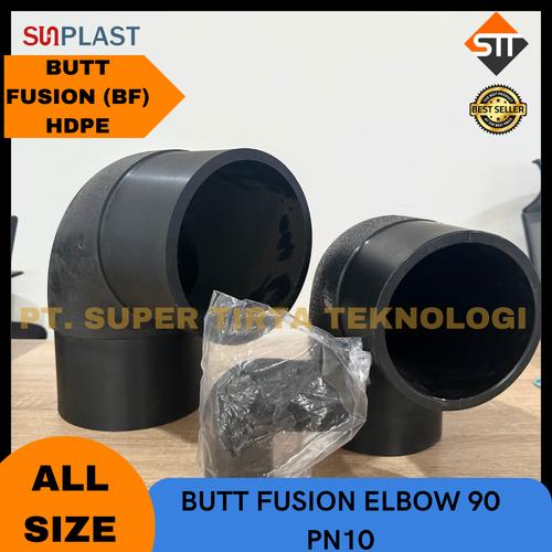Jual Butt Fusion (BF) Elbow 90 HDPE (PE100) PN10 Sunplast - OD 250mm - Kab. Tangerang - STT ...