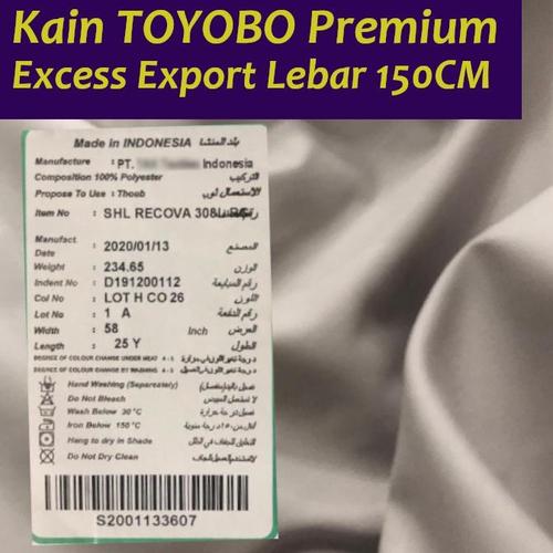 Jual Kain TOYOBO Premium Excess Export Lebar 150 CM - Soft Sage Green ...