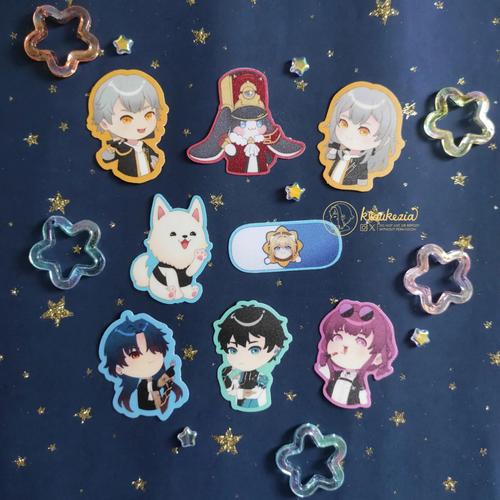 Jual Honkai Star Rail Glitter Sticker - Stelle bulat - Kab. Tangerang ...