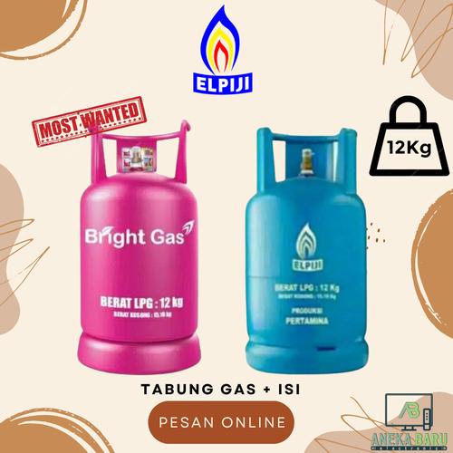 Jual Tabung Gas + Isi Elpiji Bright Gas Pertamina 12 Kg - Kota Bekasi ...
