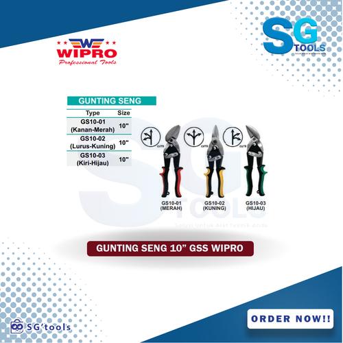 Jual Gunting Seng Type GS-10 Wipro (Ukuran ada pada Varian) - GS01 ...