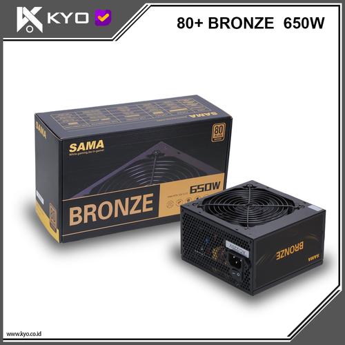 Promo PSU KYO SAMA 650W 80+ Bronze Non Modular PSU 650W 80 Bronze BLACK ...