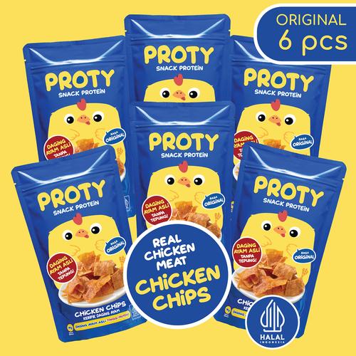Promo PROTY Original (Bundle 6) Snack Anak Sehat Protein Chicken Chips ...