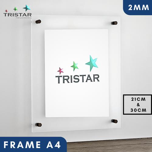 Jual Frame Photo akrilik A4 /akrilik poster dinding (21 x 30 cm) 2mm ...
