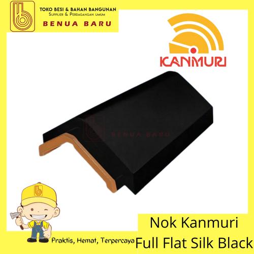 Jual Nok Kanmuri Full Flat Silk Black / Nok Genteng Kanmuri Full Flat ...