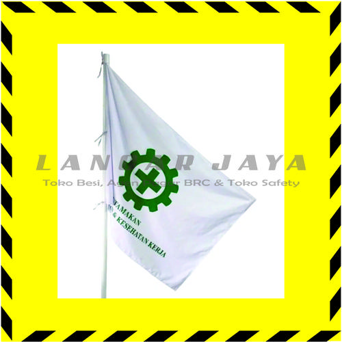 Jual Bendera Safety K3 / Bendera K3 - Standar Depnaker - Bendera K3 ...