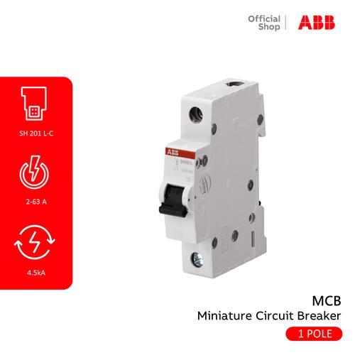 Jual MCB ABB 1 Pole 4.5KA ( 2A 4A 6A 10A 16A 20A 25A 32A 40A 50A 63A ) - 16A - Jakarta Utara ...