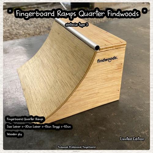 Jual Fingerboard Obstacle Ramps Quarter Findwoods - Kab. Bogor ...