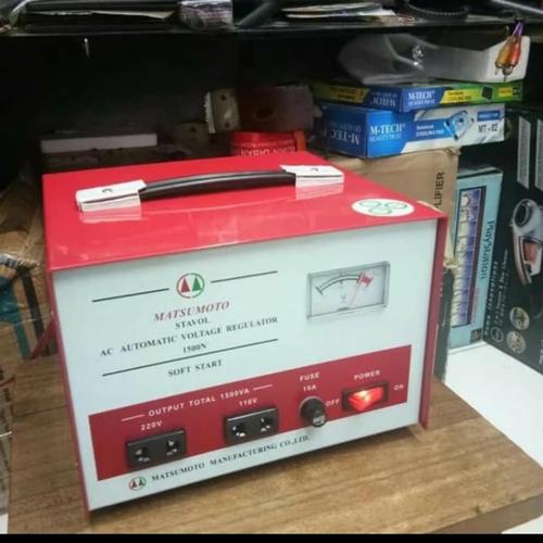 Jual Stabilizer /stavol Regulator Listrik matsumoto 1500 watt 1500w ...