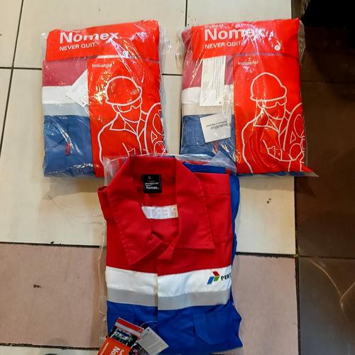 Jual Wearpack Pertamina Nomex Dupont / Seragam Tambang Nomex lllA Murah ...