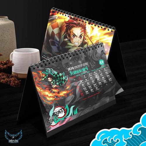 Jual Kalender Meja Duduk Desk Calendar Anime Premium Kimetsu No Yaiba ...