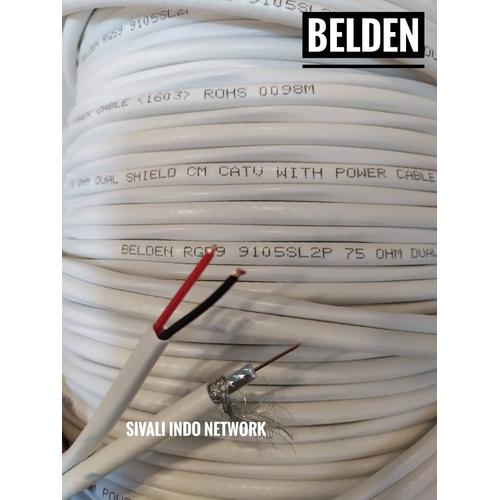 Jual KABEL CCTV RG59 BELDEN + POWER [305METER ] 75OHM INDOOR OUTDOOR ...