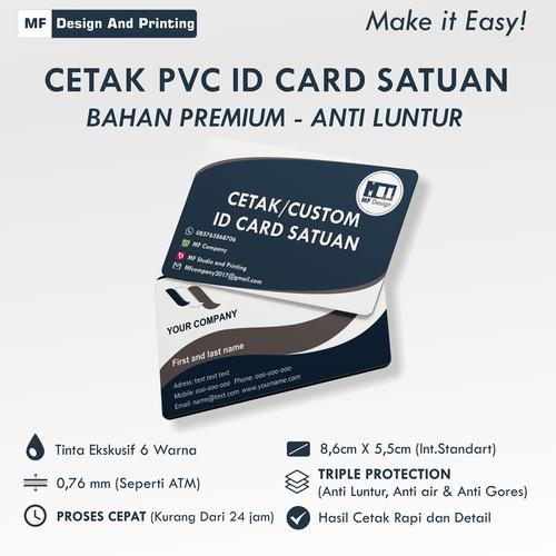 Promo CETAK ID CARD 2 SISI - ID CARD SATUAN - TINTA PREMIUM ANTI LUNTUR ...